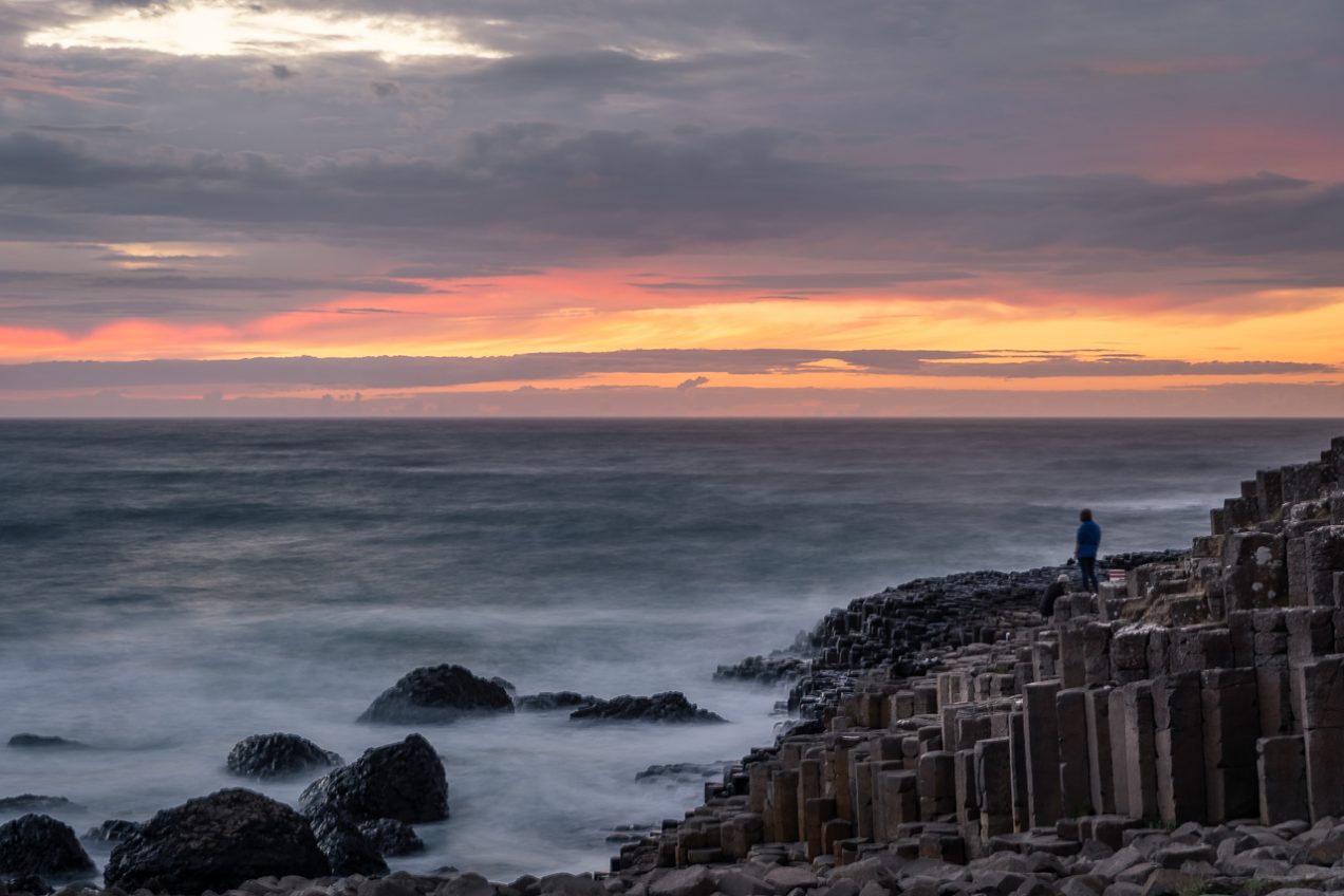 Watching the Sunset at The Giant’s Causeway – In Photos dot Org