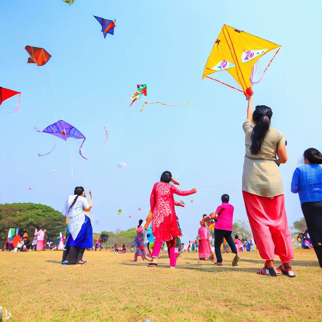 A kite at the Basant Festival – In Photos dot Org